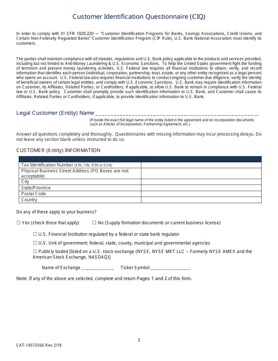 Form CAT-14572566 - Fill Out, Sign Online and Download Fillable PDF ...