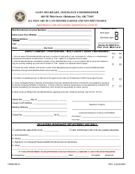 Form BR-11 Download Fillable PDF or Fill Online Bondsman Appointment ...