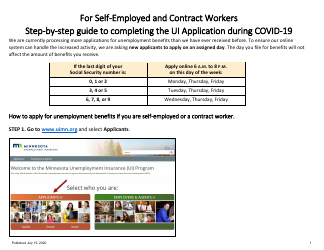 Minnesota For Self-employed and Contract Workers Step-By-Step Guide to ...