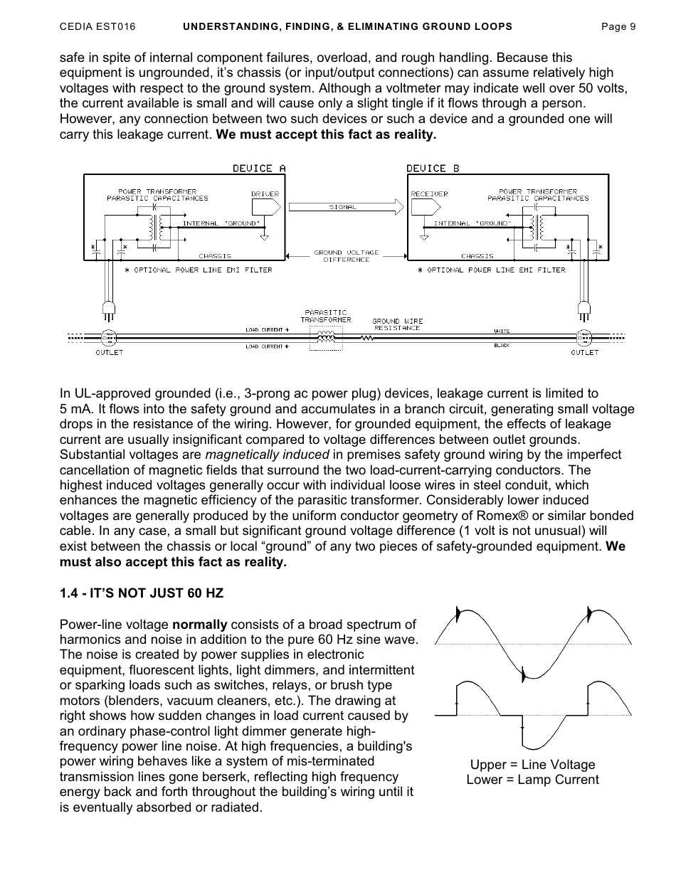 Understanding, Finding, & Eliminating Ground Loops - Bill Whitlock Download Printable PDF ...