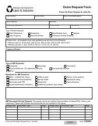 Form F242-439-000 Download Fillable PDF or Fill Online Exam Request ...