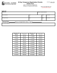 Form ITD3763 Download Fillable PDF or Fill Online 30 Day Temporary ...