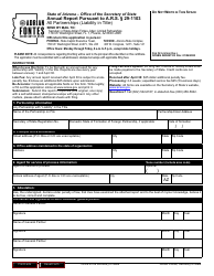 Arizona Annual Report - All Partnerships Download Fillable PDF 2022 ...