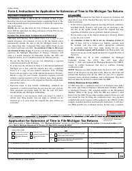 Form 4 - Fill Out, Sign Online and Download Fillable PDF, Michigan | Templateroller