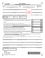 Form IT-140 NRC Download Printable PDF or Fill Online West Virginia ...
