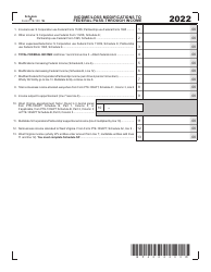 Form PTE-100 Schedule A - 2022 - Fill Out, Sign Online and Download ...
