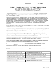 Washington Rights and Responsibilities Agreement - Wsdot Transportation ...