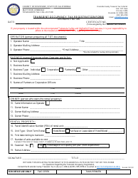 Riverside County, California Transient Occupancy Tax Registration Form ...