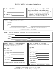 2023 North Carolina Nc Iolta Information Update Form Download Fillable ...