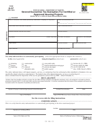 Form G-37 - Fill Out, Sign Online and Download Fillable PDF, Hawaii ...