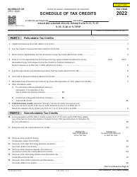 Hawaii Schedule of Tax Credits - Fill Out, Sign Online and Download PDF ...