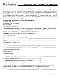 Form 44-017 - Fill Out, Sign Online and Download Printable PDF, Iowa ...