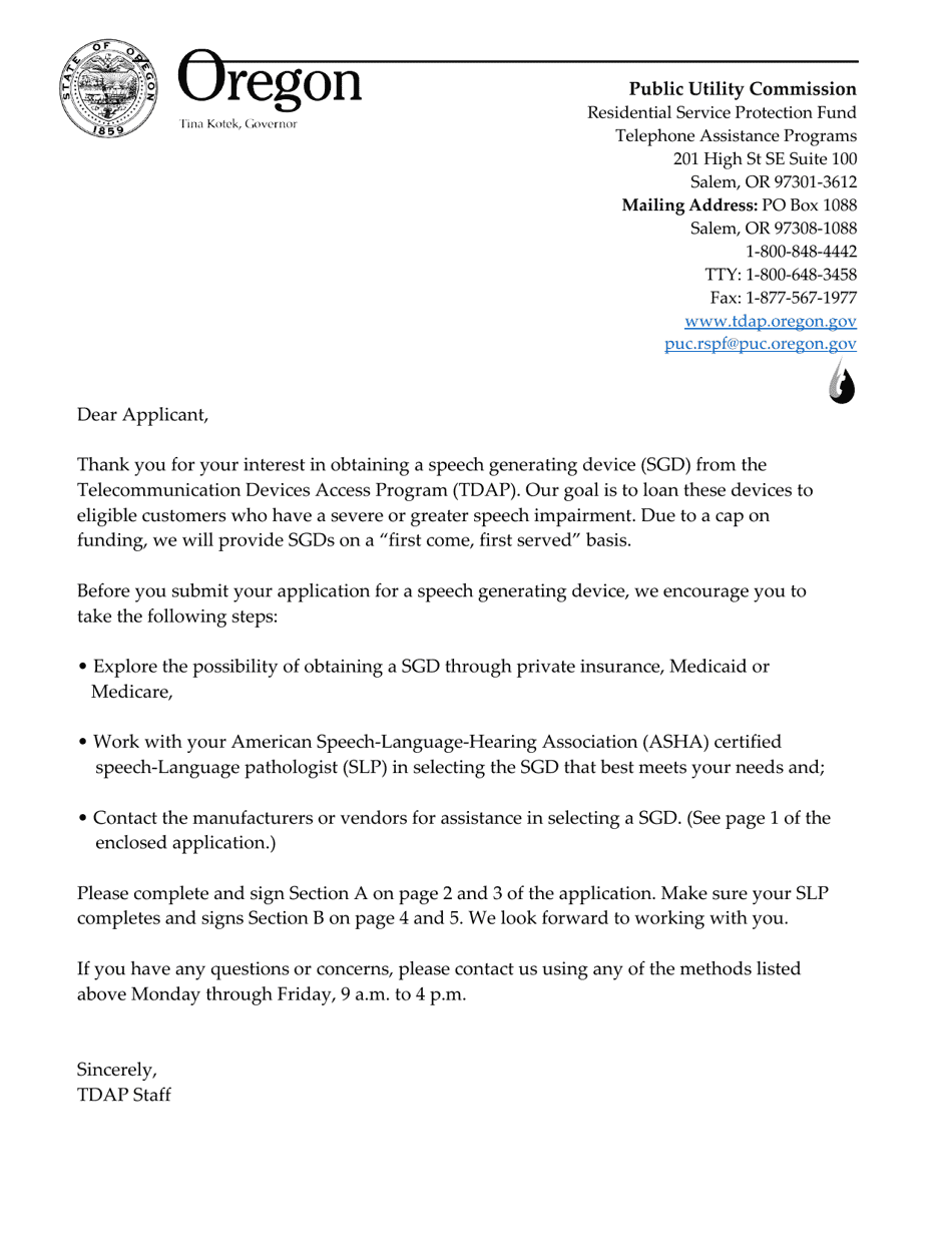 Form FM608SGD Download Fillable PDF or Fill Online Speech Generating ...