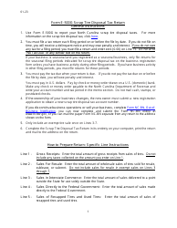 Form E-500G - Fill Out, Sign Online and Download Fillable PDF, North ...