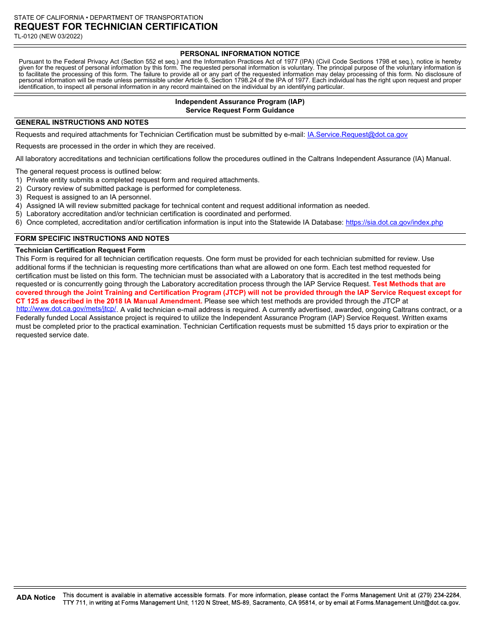 Form TL-0120 - Fill Out, Sign Online and Download Fillable PDF ...