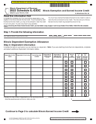 Form IL-1040 Schedule IL-E/EIC - 2022 - Fill Out, Sign Online and ...