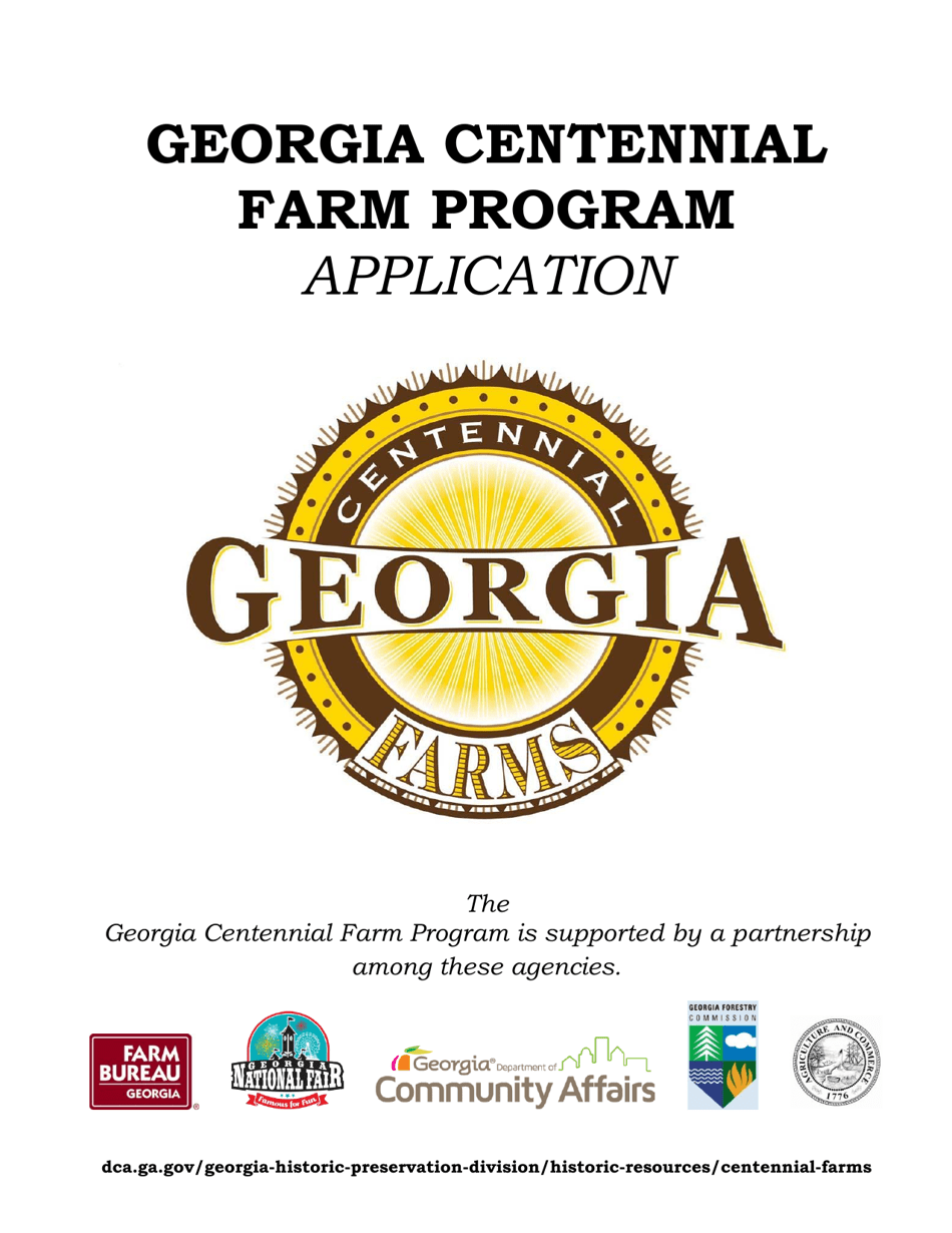 2023 Georgia (United States) Georgia Centennial Farm Program Award ...