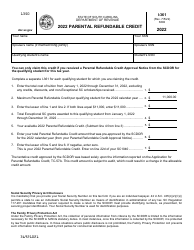 Form I-361 Download Printable PDF or Fill Online Parental Refundable ...