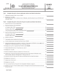 Form SC4972 - 2022 - Fill Out, Sign Online and Download Printable PDF ...
