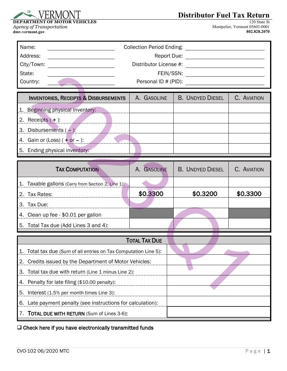 Form CVO-102 - 2023 - Fill Out, Sign Online and Download Fillable PDF ...