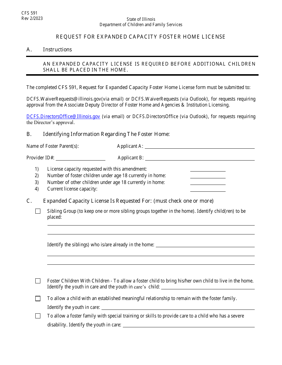 Form CFS591 Download Fillable PDF or Fill Online Request for Expanded ...
