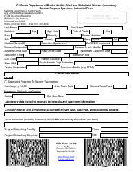 California Department of Public Health - Viral and Rickettsial Disease ...
