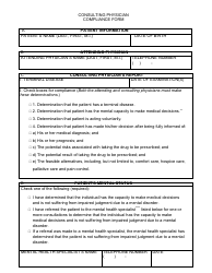 California Consulting Physician Compliance Form - Fill Out, Sign Online and Download PDF ...