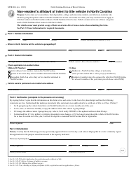 Form MVR-28 - Fill Out, Sign Online and Download Printable PDF, North ...