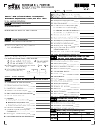 Form 58 (SFN28722) Schedule K-1 - 2022 - Fill Out, Sign Online and ...