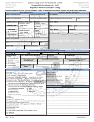Form ADPH-F-BCL-136 Download Printable PDF or Fill Online Requisition Form for Laboratory ...