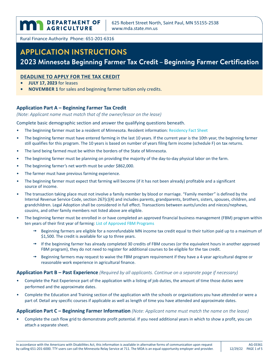 Form AG-03361 - 2023 - Fill Out, Sign Online and Download Fillable PDF ...