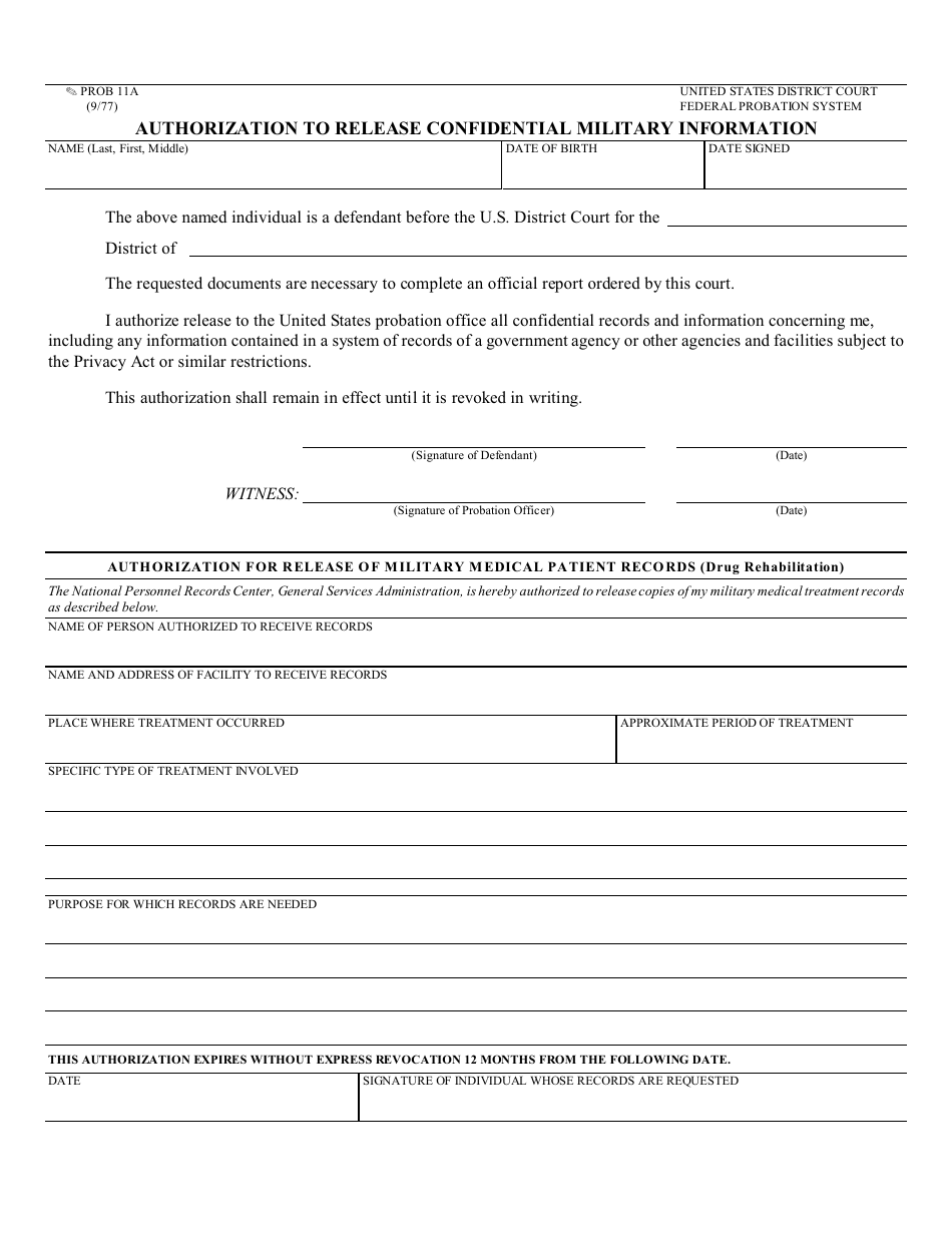Form PROB11A - Fill Out, Sign Online and Download Fillable PDF ...