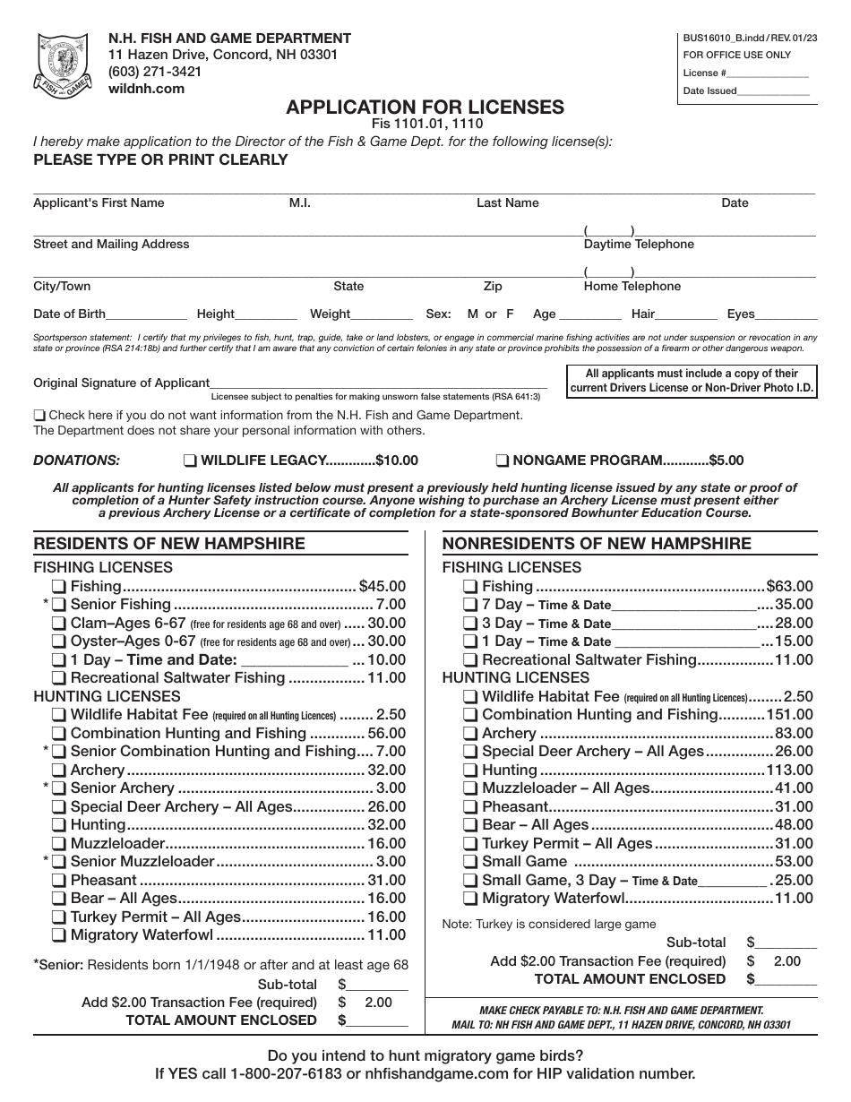 Form BUS16010_B - Fill Out, Sign Online and Download Printable PDF, New ...
