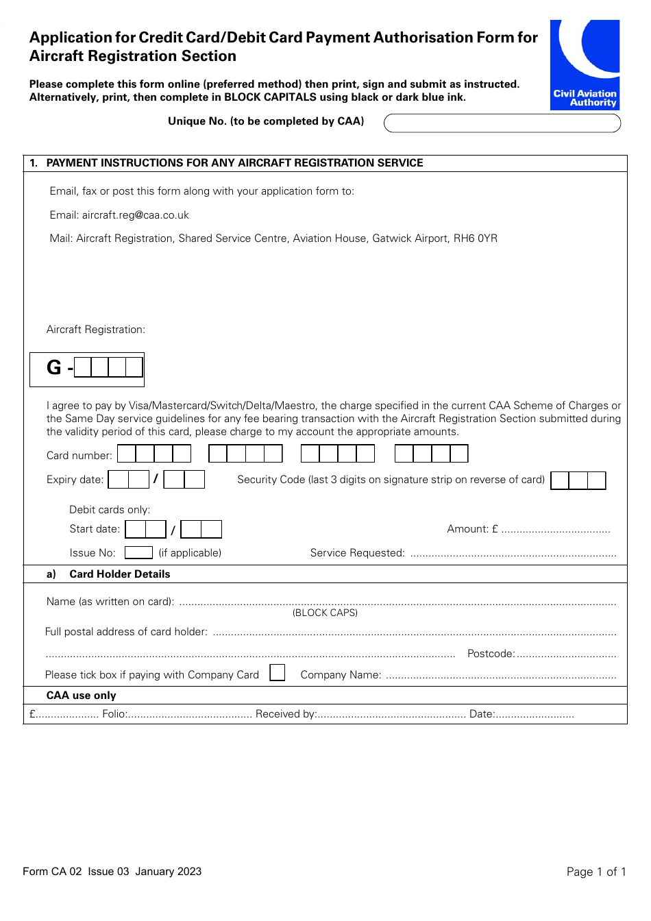 Form CA02 Download Fillable PDF Or Fill Online Application For Credit form-ca02-download-fillable-pdf-or-fill-online-application-for-credit