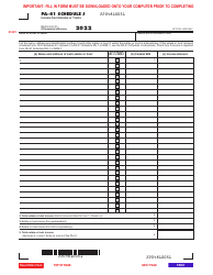 Form PA-41 Schedule J - 2022 - Fill Out, Sign Online and Download ...