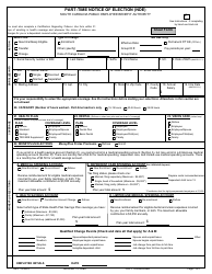 South Carolina Part-Time Notice of Election (Noe) Download Fillable PDF ...