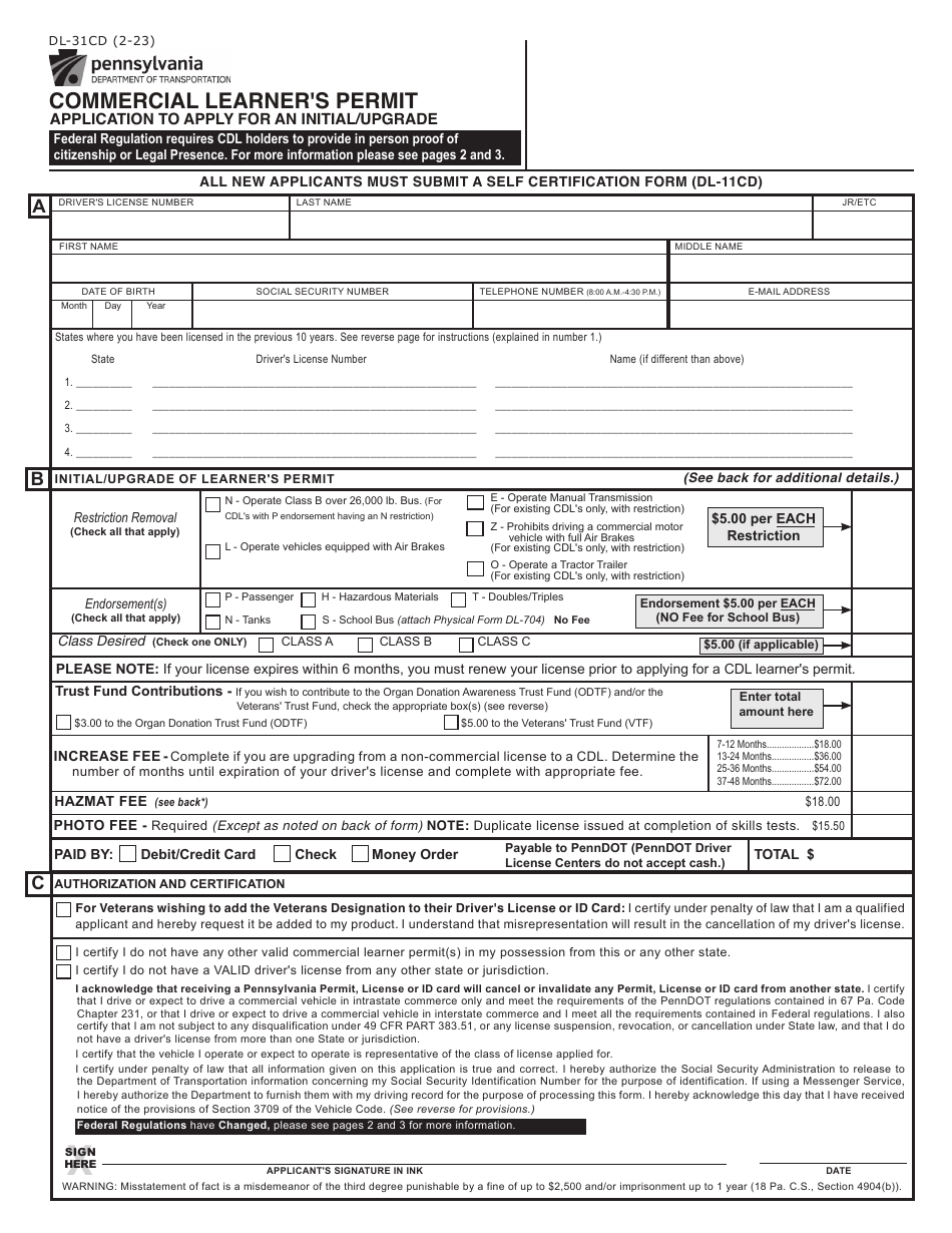 Form DL-31CD - Fill Out, Sign Online and Download Fillable PDF ...