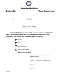Rhode Island Certificate of Service Download Fillable PDF 2020 — 2024 ...