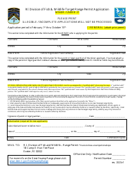 Rhode Island Target Range Permit Application - Fill Out, Sign Online ...