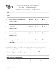 Form 470-0672 - Fill Out, Sign Online and Download Printable PDF, Iowa ...