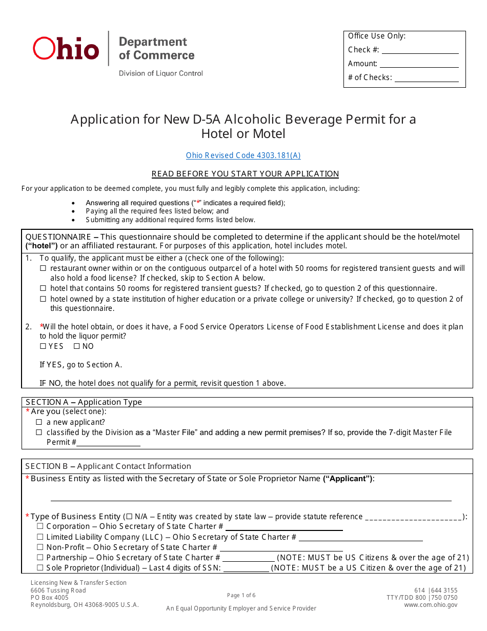 Form DLC4113_D-5A (LIQ-18-0020) - Fill Out, Sign Online and Download ...
