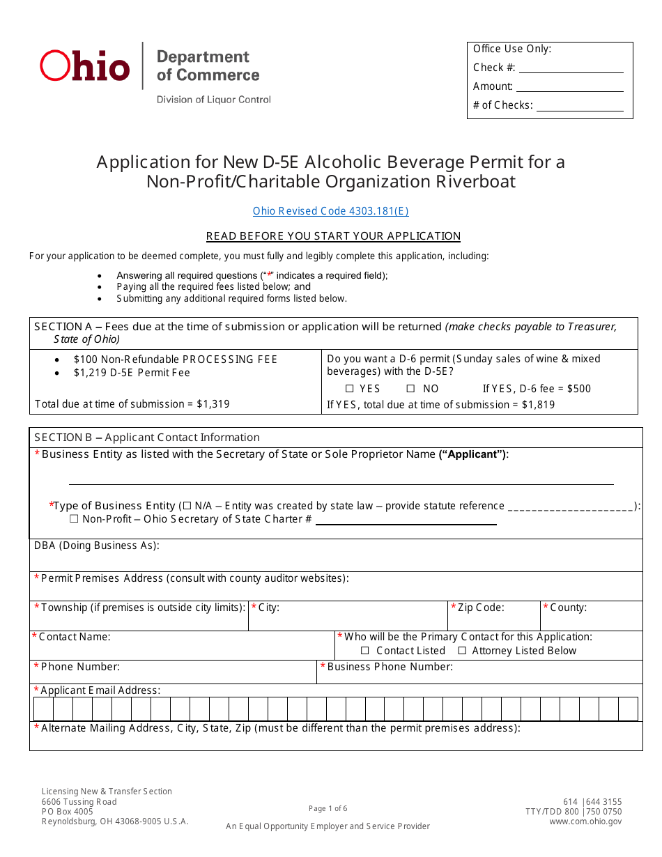 Form DLC4113_D-5E (LIQ-18-0020) - Fill Out, Sign Online and Download ...