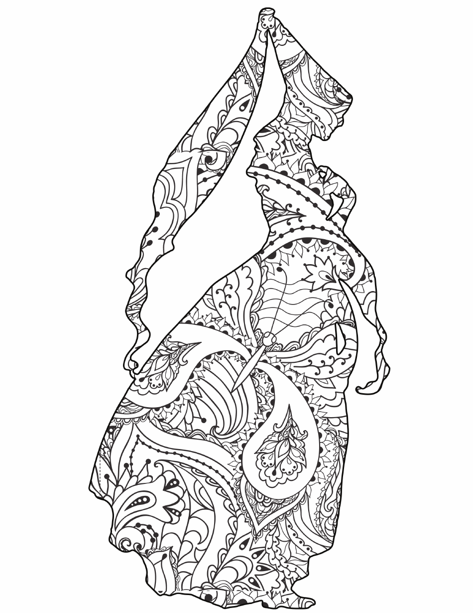 Princess Mandala Coloring Page Download Printable PDF | Templateroller