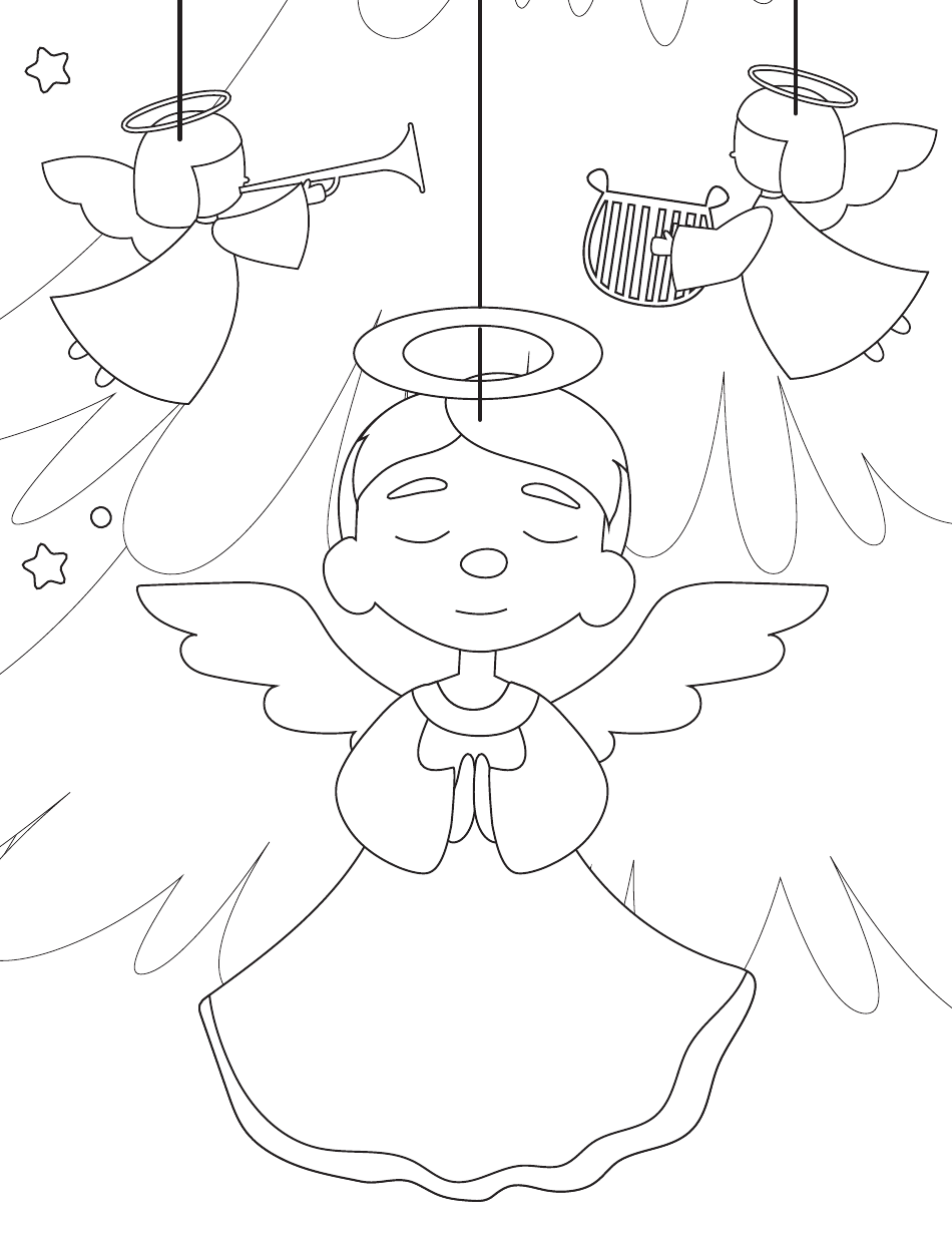 Little Angels Coloring Page Download Printable PDF | Templateroller