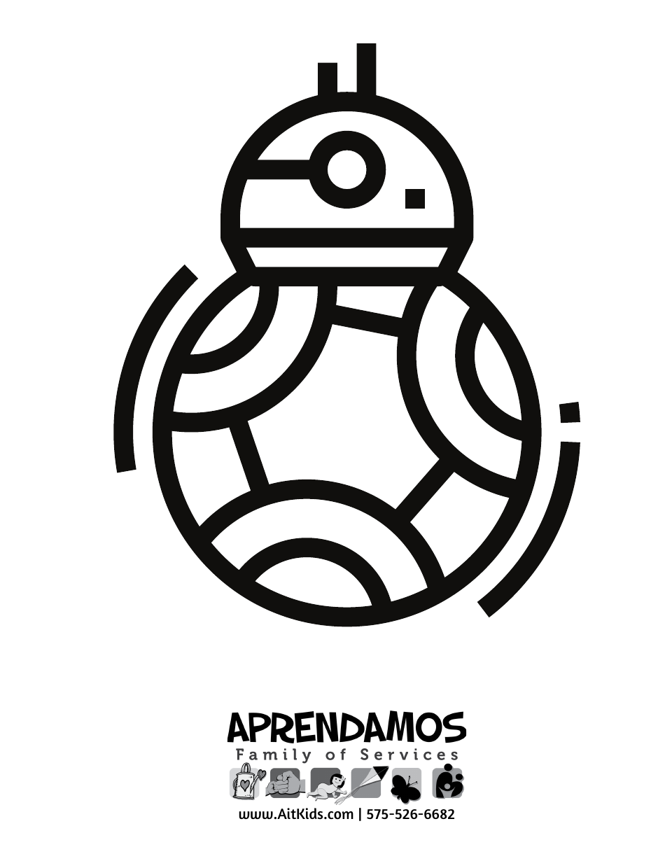 Star Wars Coloring Page - Bb-8 Download Printable PDF | Templateroller