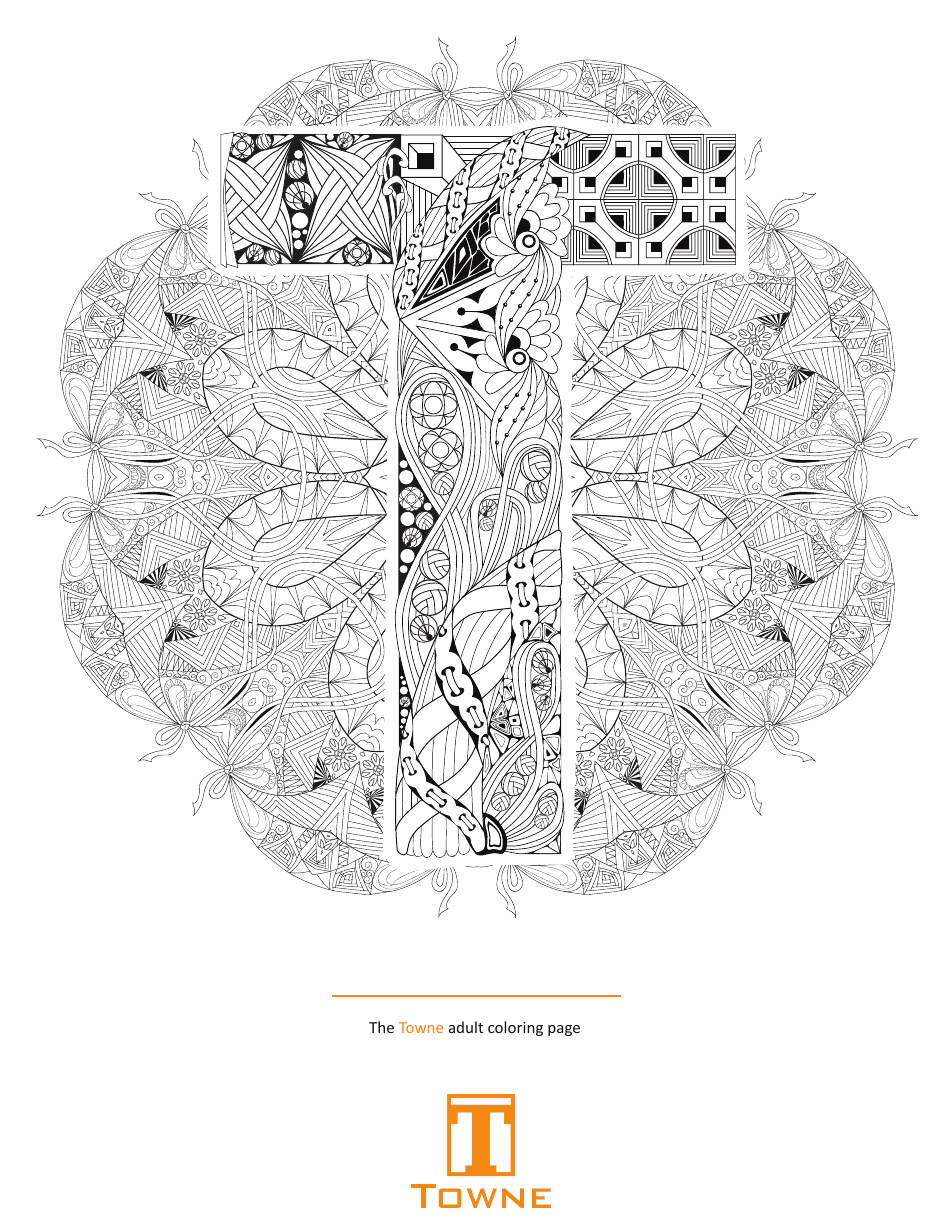 Adult Coloring Page Letter T Download Printable PDF Templateroller adult-coloring-page-letter-t-download-printable-pdf-templateroller