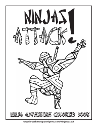 Ninjas Attack Coloring Page Download Printable PDF | Templateroller