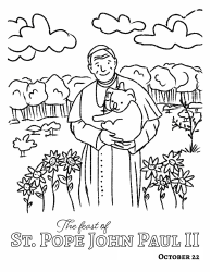 Pope Coloring Page Download Printable PDF | Templateroller