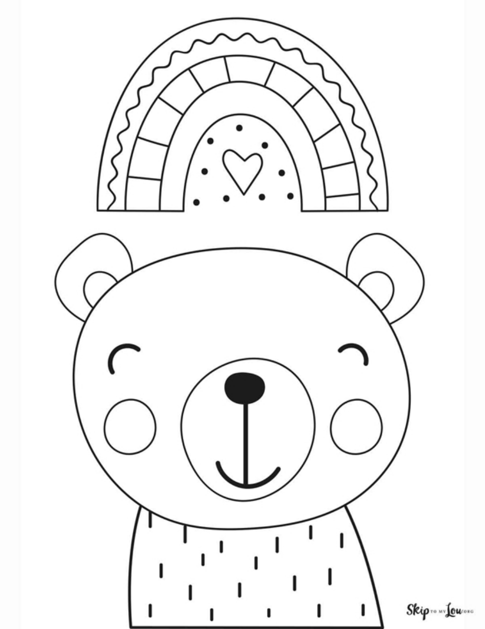 Little Bear Coloring Page Download Printable PDF | Templateroller