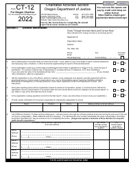 Form CT-12 - 2022 - Fill Out, Sign Online and Download Fillable PDF ...